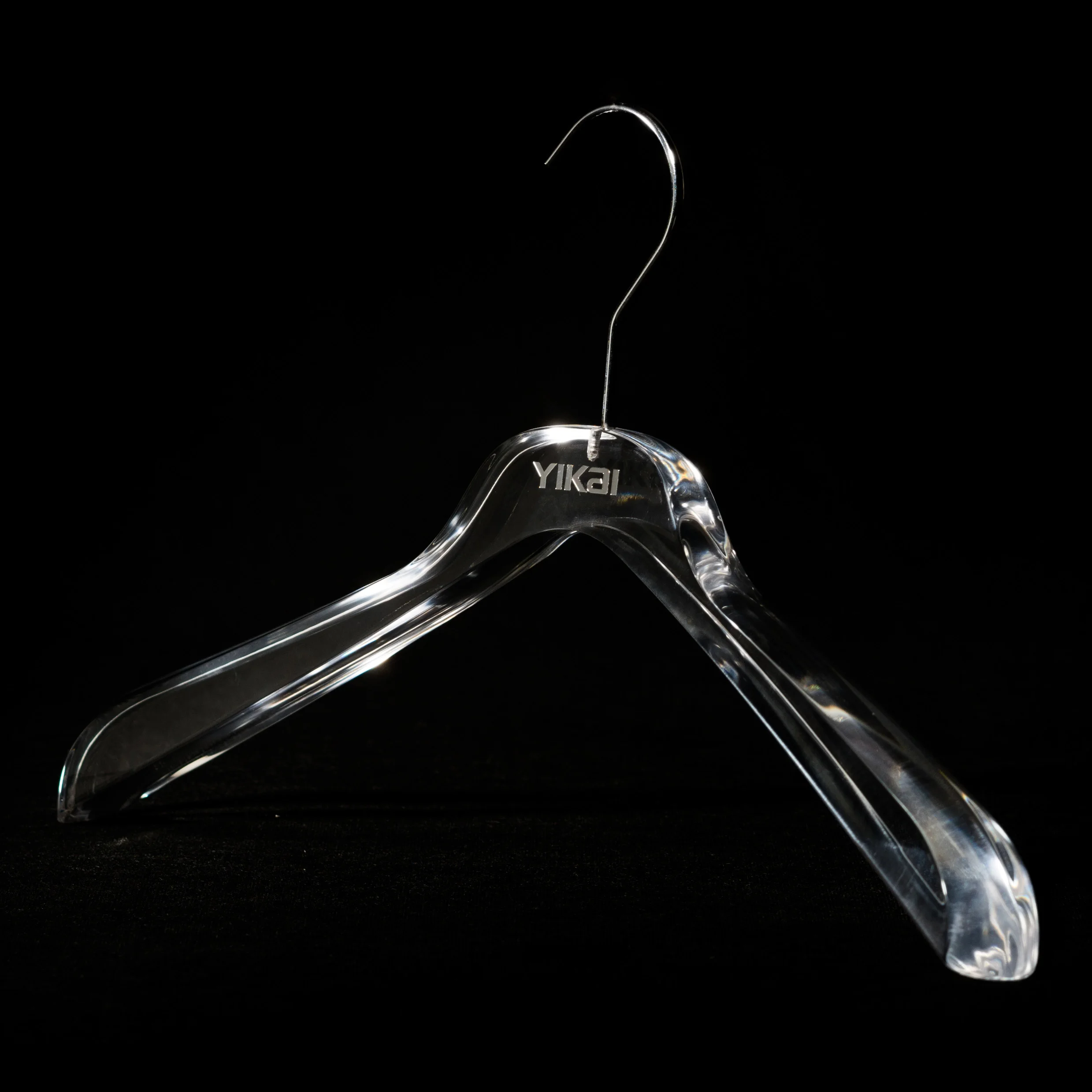 Luxury Clothes Clothing Type Transparent Acrylic Clothes Hanger ...