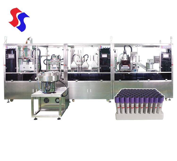 Vacutainer Assembly Manufacturing Machine Blood Tube Production Line ...