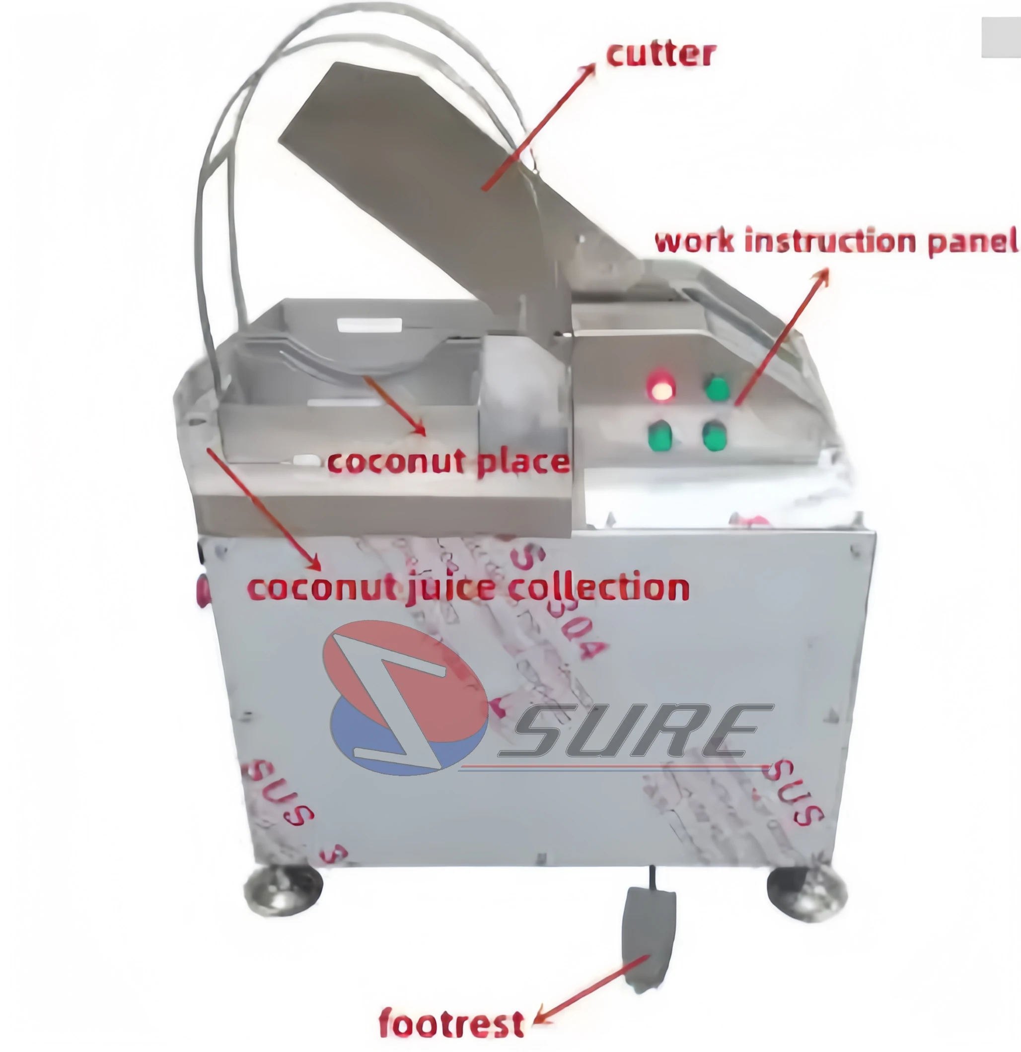 Coconut Shell Cutting Machine - Efficient & Automatic