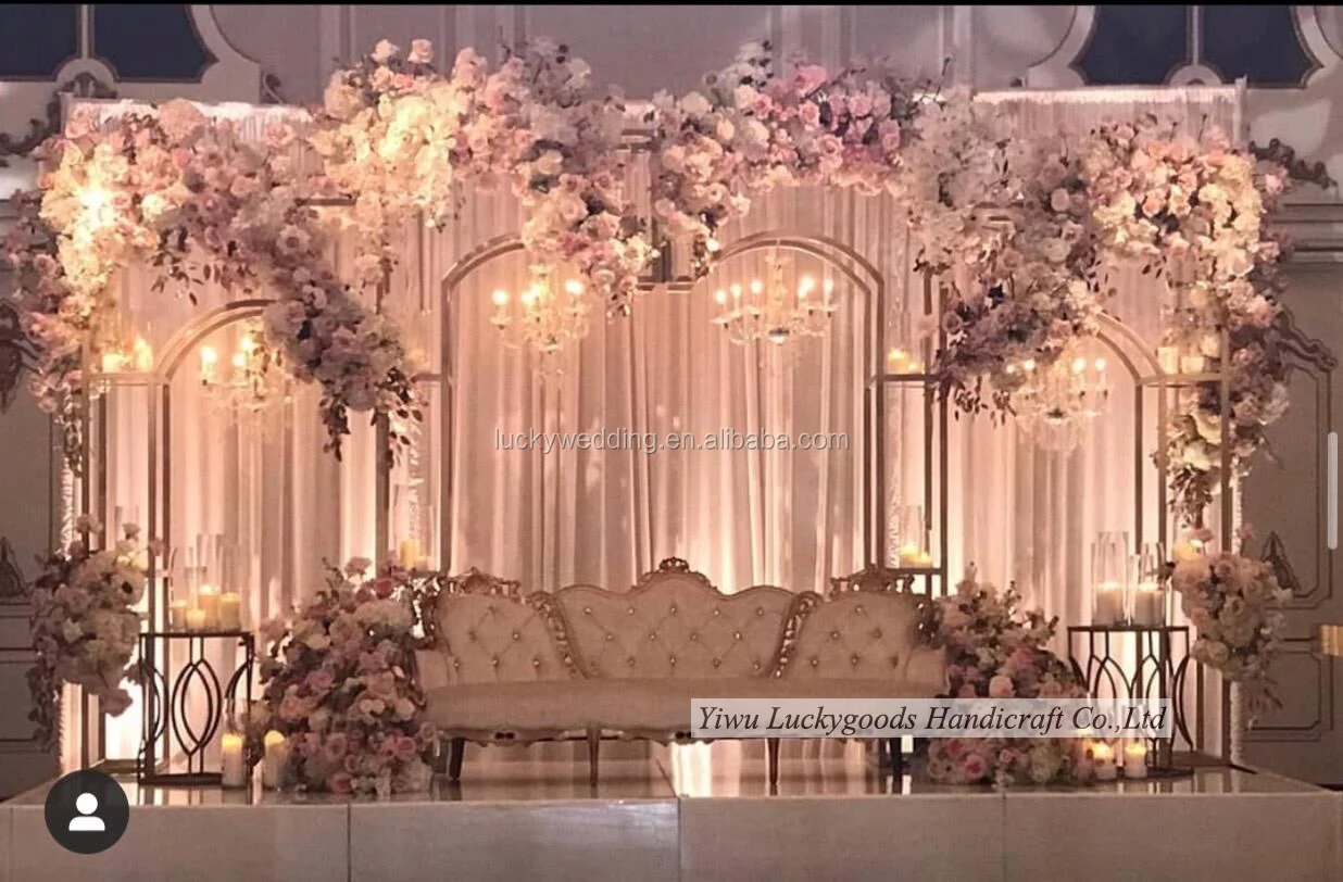 Custom-made Metal Background For Wedding Backdrop Party Decoration ...