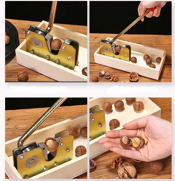 Manual Nutcracker Nut Tongs, Macadamia Nut Cracker Heavy Duty Pecan Nut ...