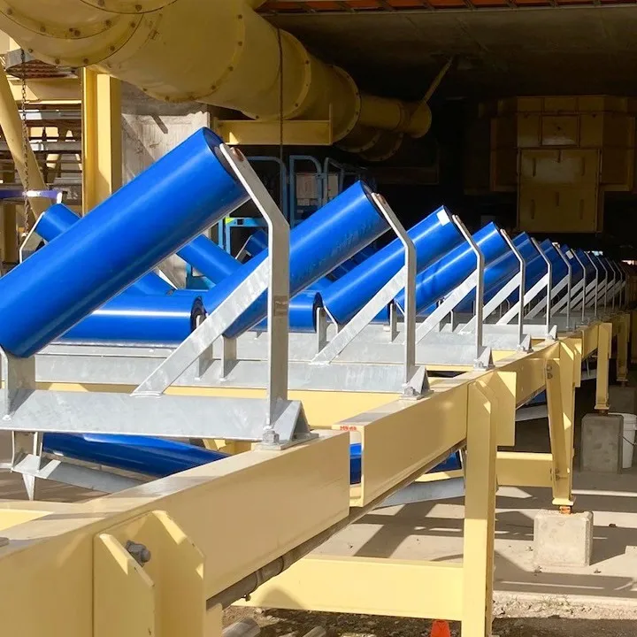 133mm 127mm Standard Conveyor Idler Roller Carrying Idler Sets - Buy ...