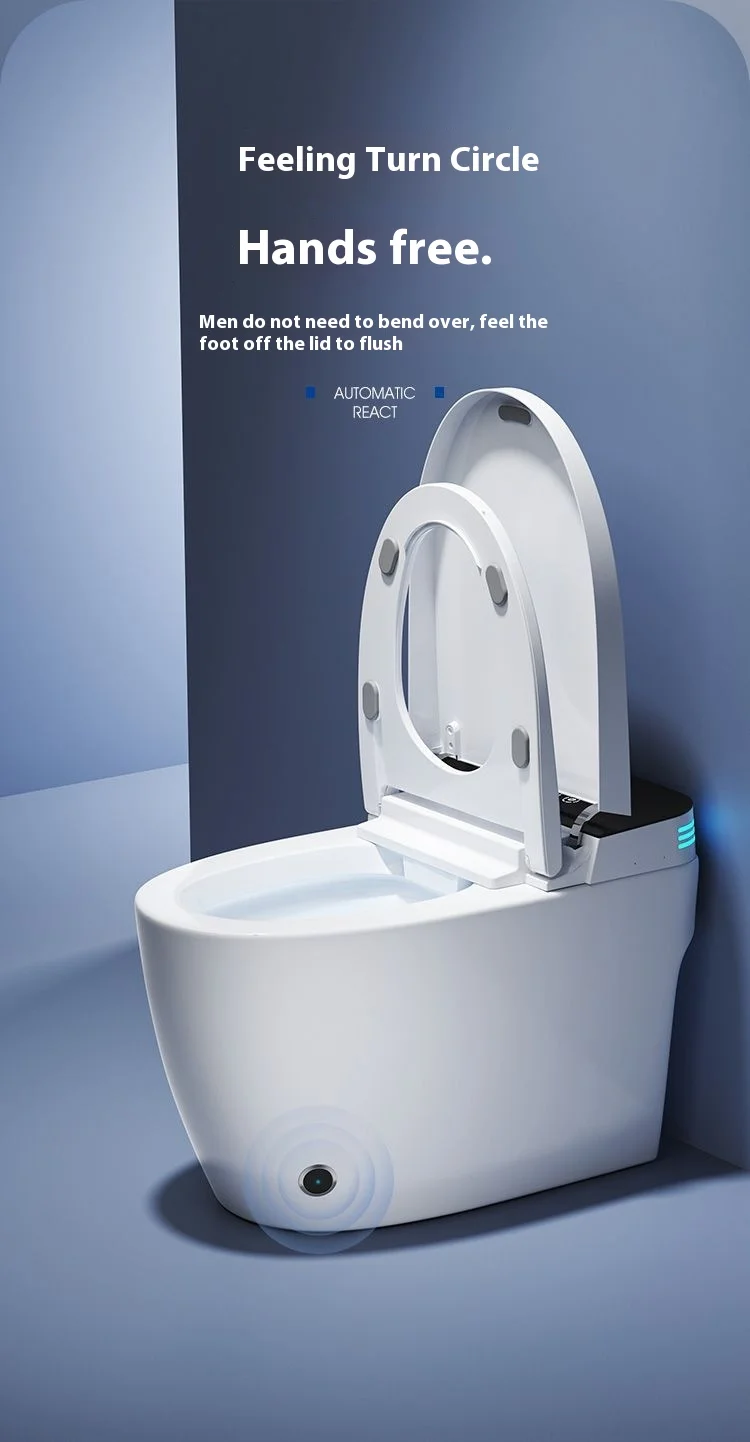 Smart Home Automation System: Square Smart Toilet with Remote Control