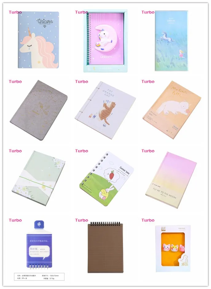 Korean 2020 New School Office Cartoon Paper Notebook Stationery Cheap ...
