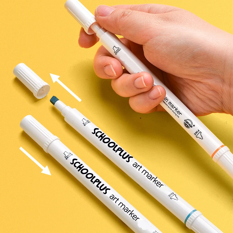 Dual Tip Water Based Art Markers - Buy Water Resistant Markers,Water ...