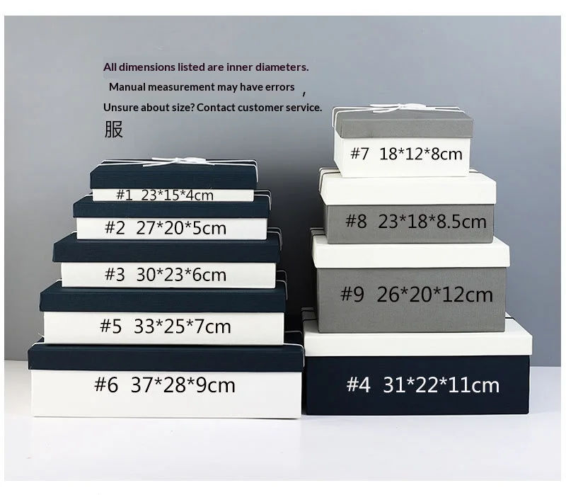 Factory Direct Pure White Embossed Gift Box Large Solid Color for Scarf ...