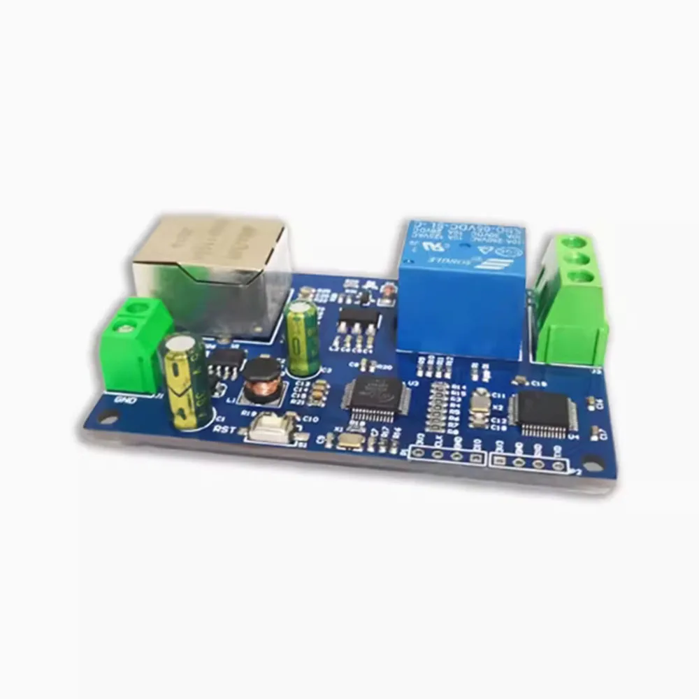 Taidacent Modbus 12v Relay Board 1ch Modbus Tcp Ip Relay Module 1 Way Ethernet Lan Control Relay ...