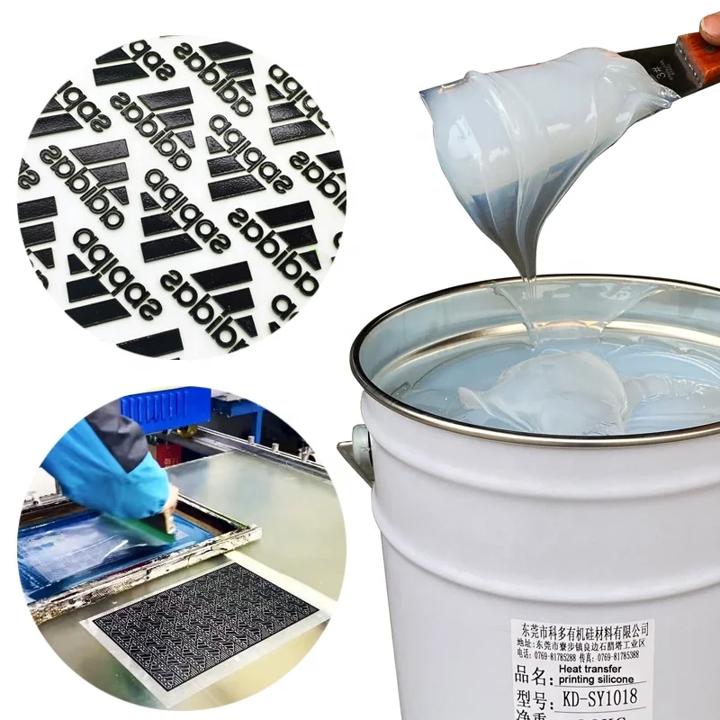 KEDO Liquid Screen Printing Silicone Rubber Ink for T-shirts