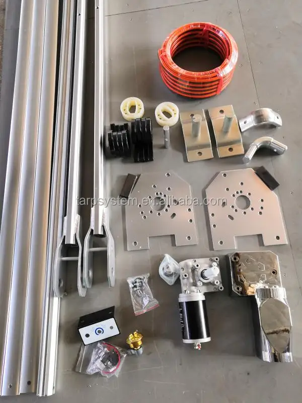 New Dongfeng Truck Model Polished Aluminium Oxidizing Dump Trailer Tarp ...