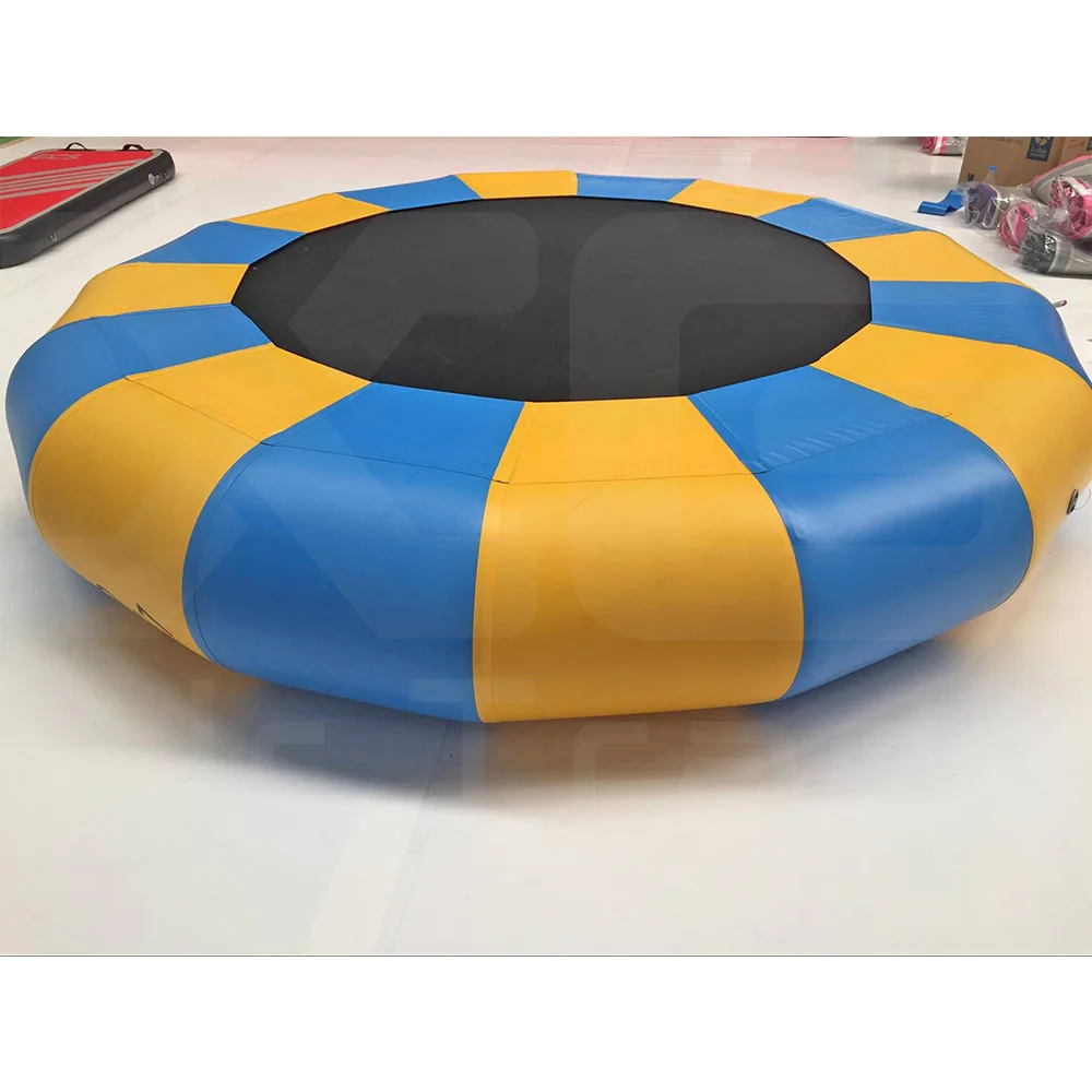 Floating Island Pool Drop Stitch Boat Dock - Water Trampoline