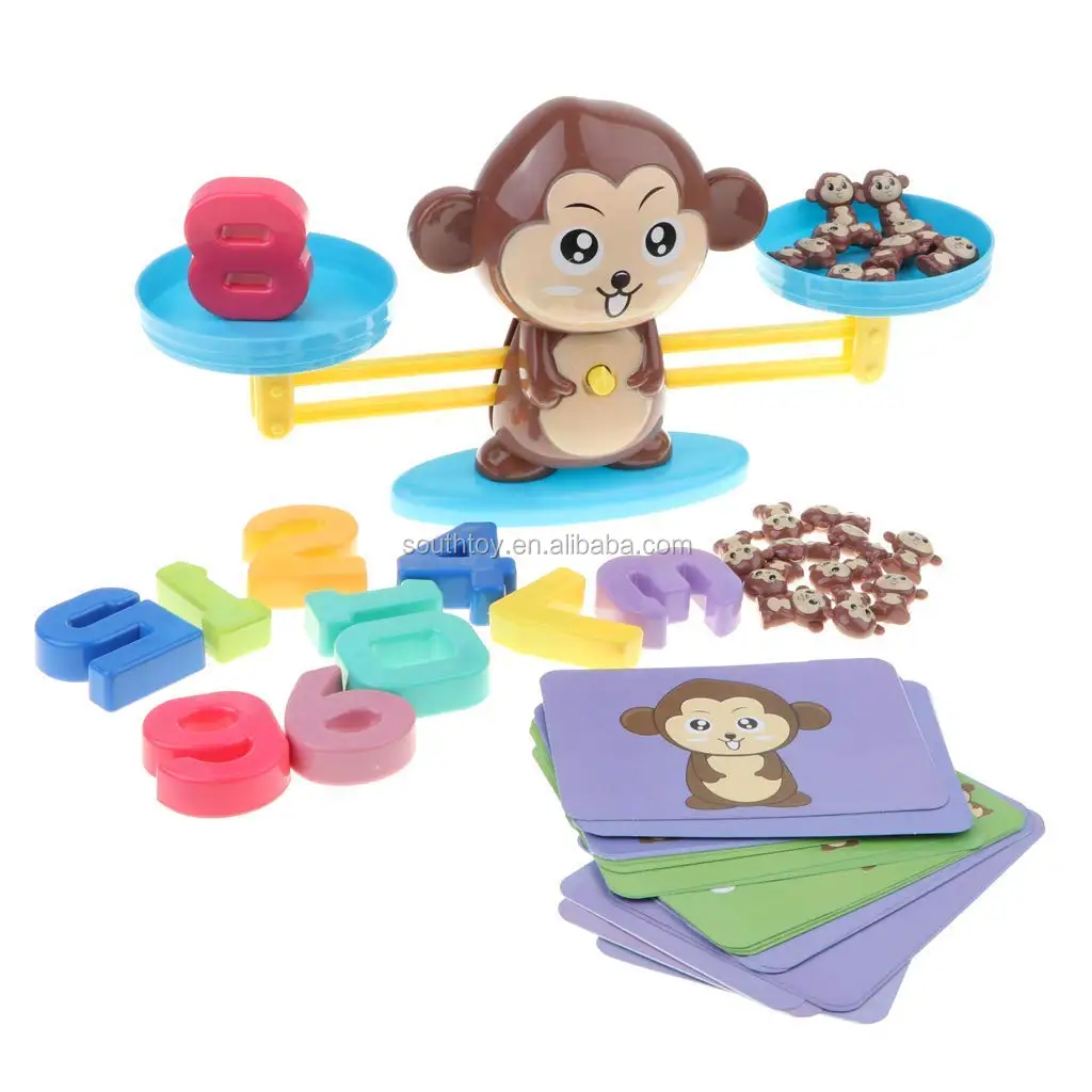 Stem Learning Counting Numbers And Basic Math Balance Math Monkey Game ...