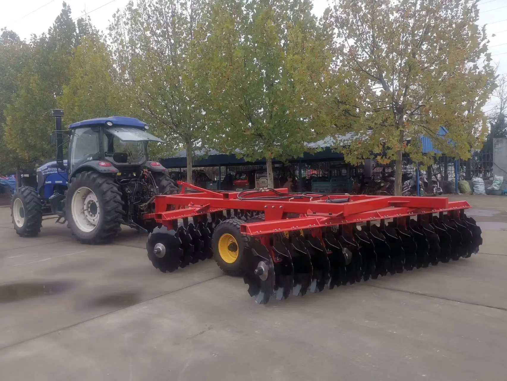 Tractor Trailed Disc Harrow,Heavy Duty Hydraulic Offset Disc Harrow ...