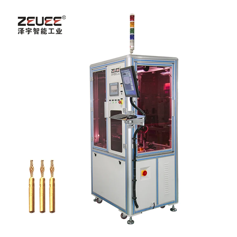Microdot Twist Pin Connector Automatic Cutting & Welding Machine by ZEUEE