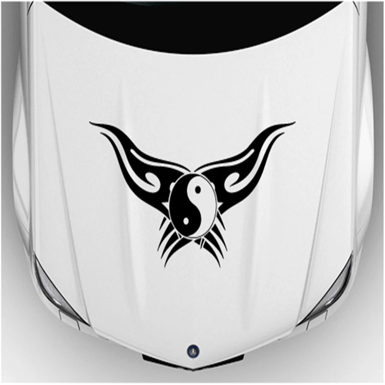Fashion Design Adhesive Car Bonnet Sticker - Buy Car Bonnet Sticker ...