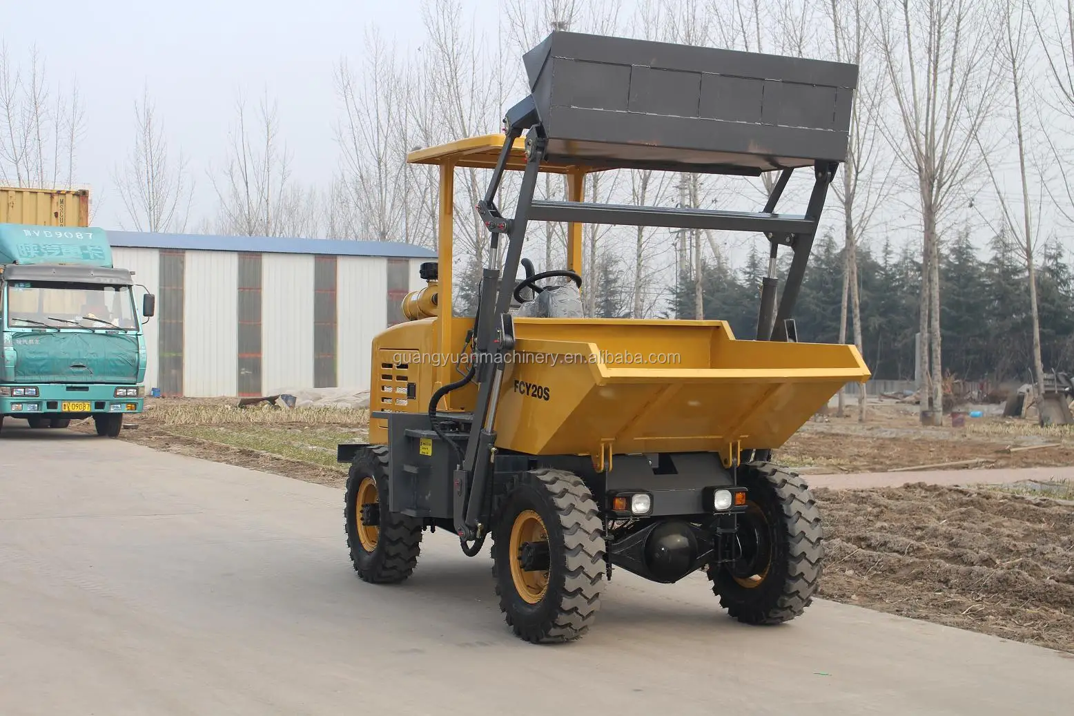 4wd 1.5ton Dumper Truck,4wd Small Garbage Truck Compactor With Factory ...