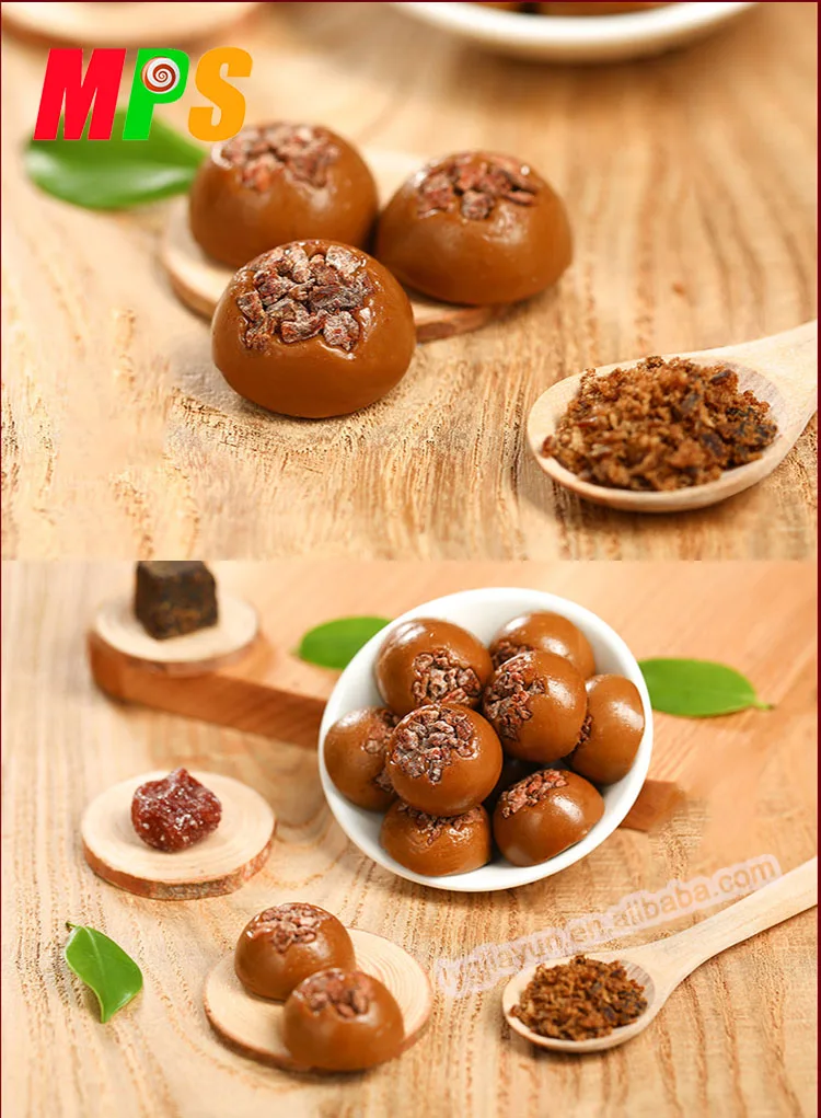 Brown Sugar Tablet Candy with Sour Plum - Enjoy Fruity Flavors