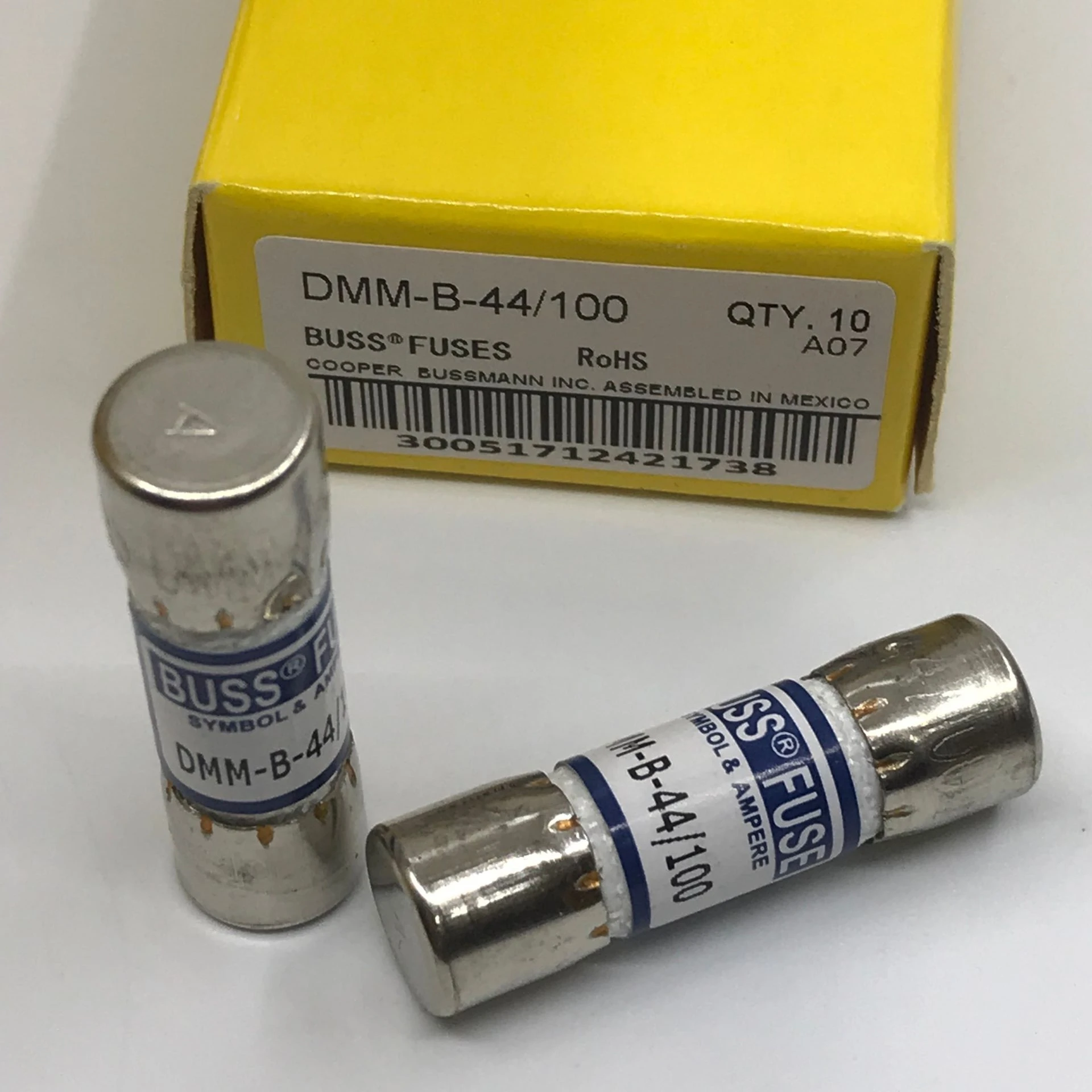 Universal Meter Fuse Buss Fuse Dmm-b-44/100 Dmm-44/100-r Dmm-b-44/100-r 10x35mm 1000v 0.44a ...