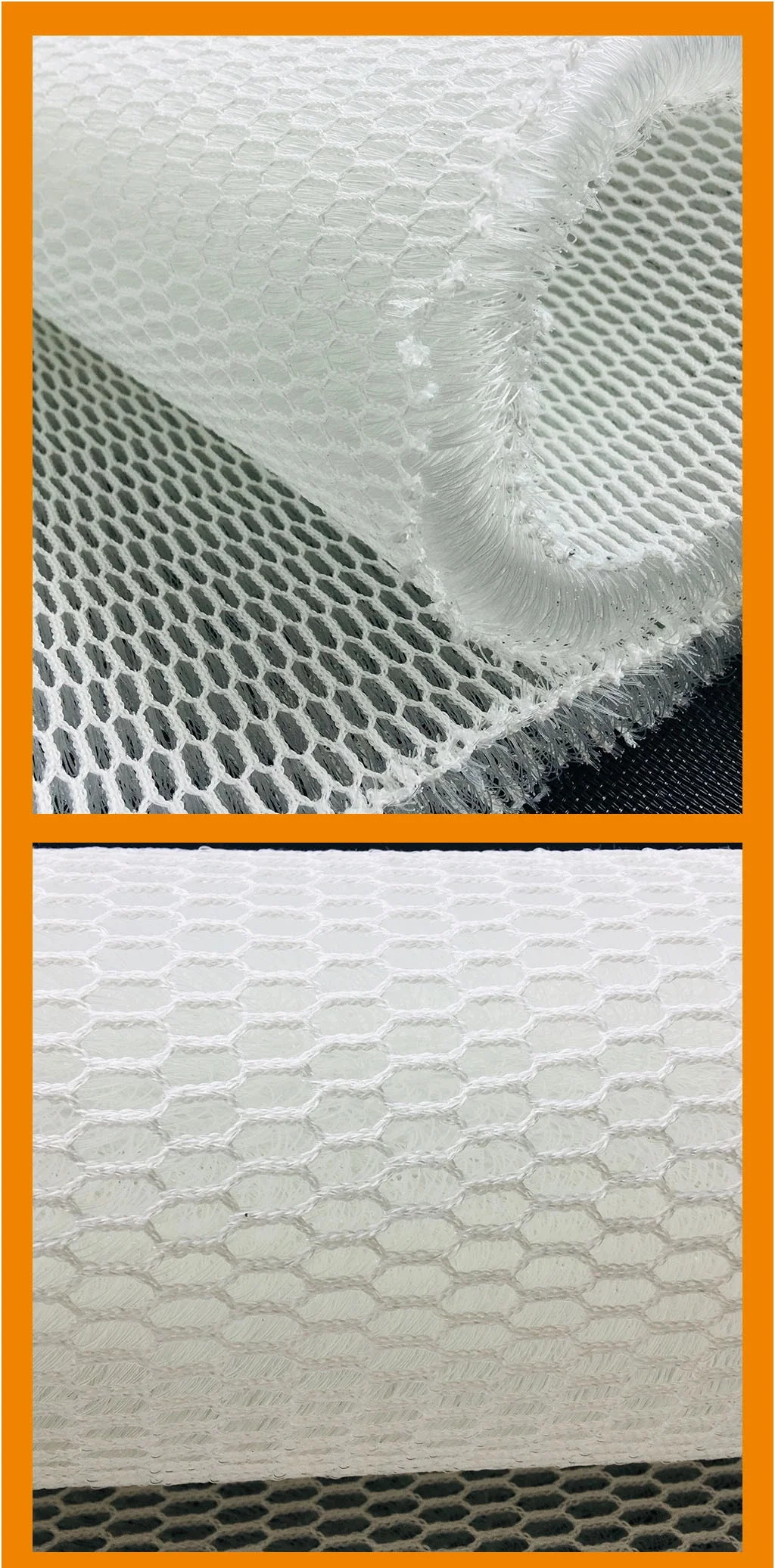 Wellcool 100% Polyester 3D Spacer Fabric for Medical Mattresses
