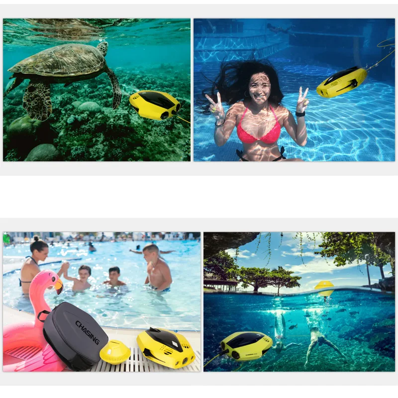 Underwater photos and videos of the new UAV underwater drone CHASING DORY in stock for ...