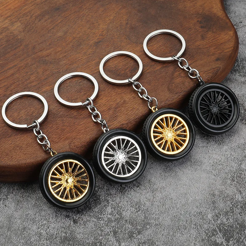 Mini Tire Keychain - Custom Logo Turbocharger Rubber
