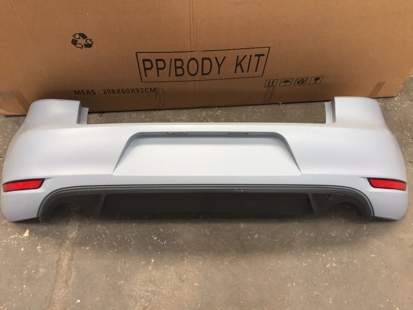 Rear Bumper For Vw Golf 6 Golf6 Upgrade Gti 2008 2009 2010 2011 2012 ...