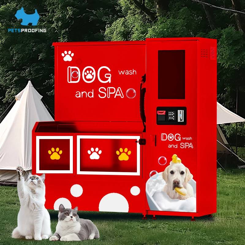 Petsproofing Outdoor Dog Washing Machine Kiosk - Self Serve