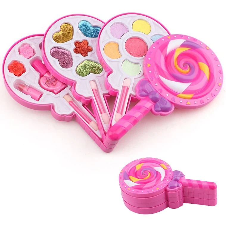 Non Toxic Girls Gift Makeup Sets Toy Girls With Real Washable Cute ...