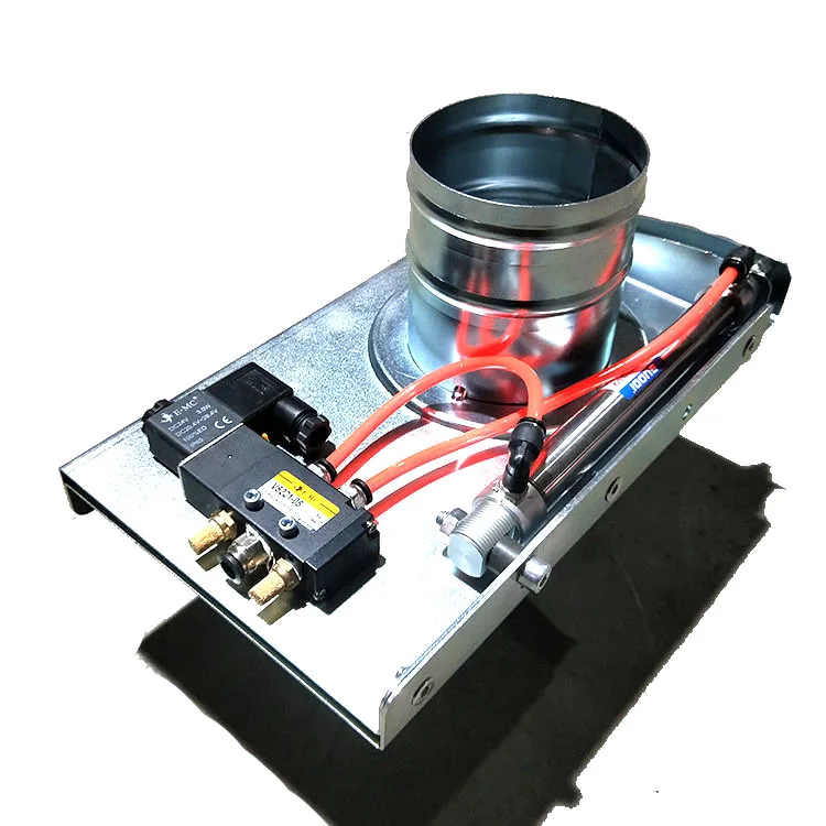 Dust Collection Slide Damper Pneumatic Valve Auto Blastgate Galvanized ...