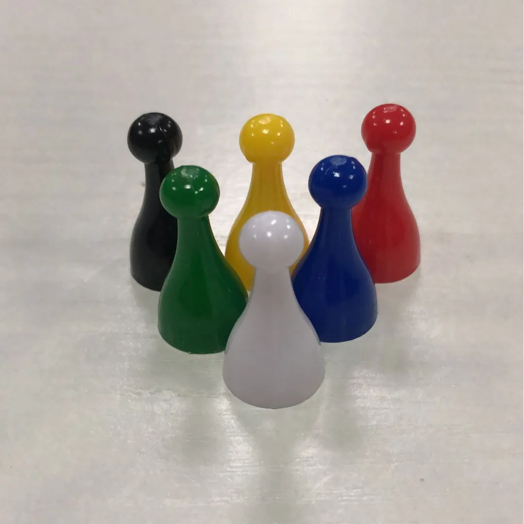 Plastic Color Board Game Flight Chess Ludo Accessories Game Pawns ...