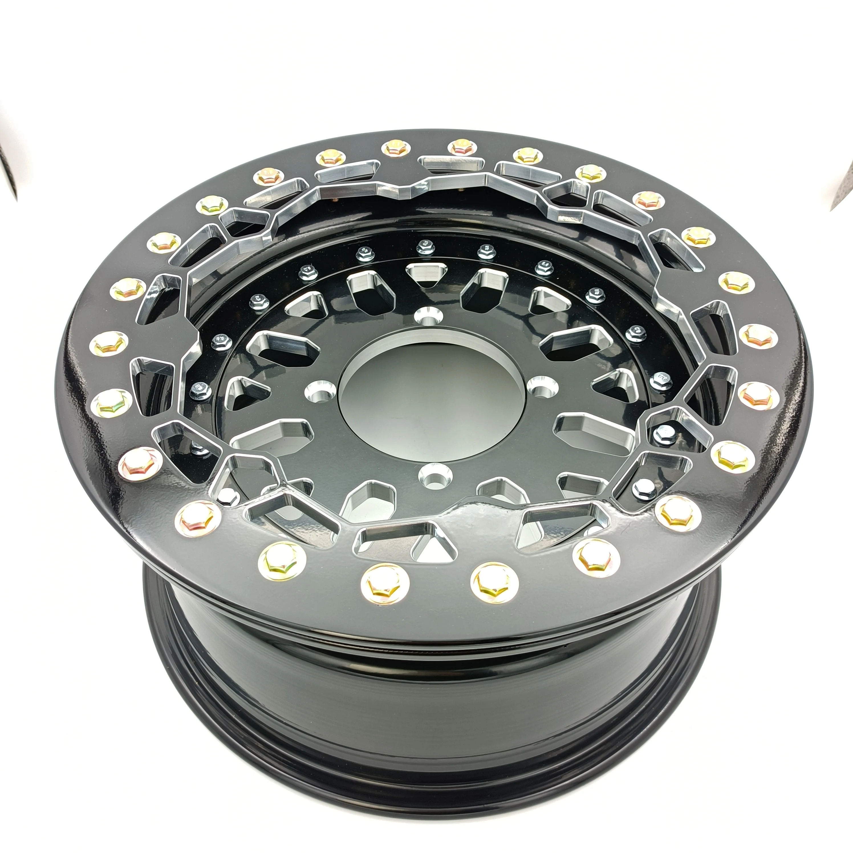 15 Inch UTV WHEELS, 15x7 Offset 5+2 Bolt Pattern 4/137 Aluminum Wheel ...