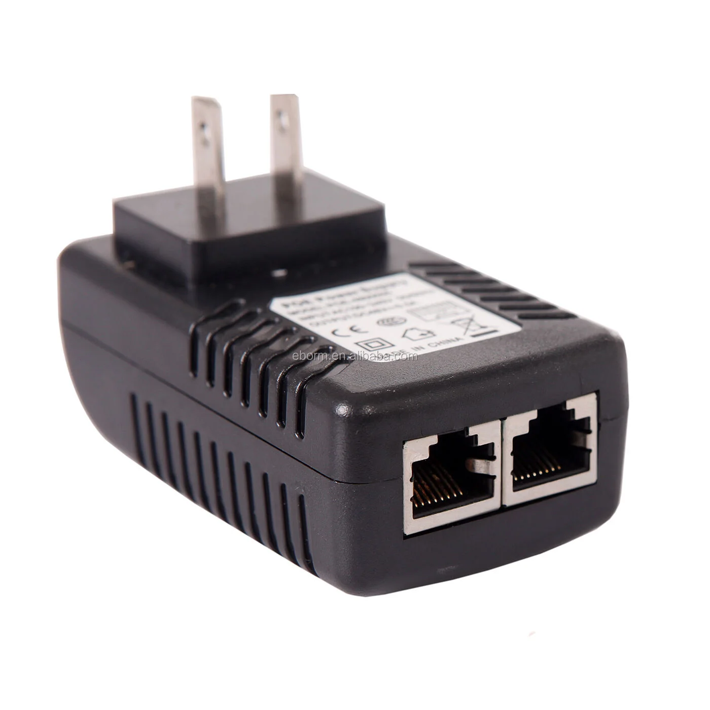 10/100/1000Mbps Wall PoE Injector Power Over Ethernet Adapter 802.3af ...