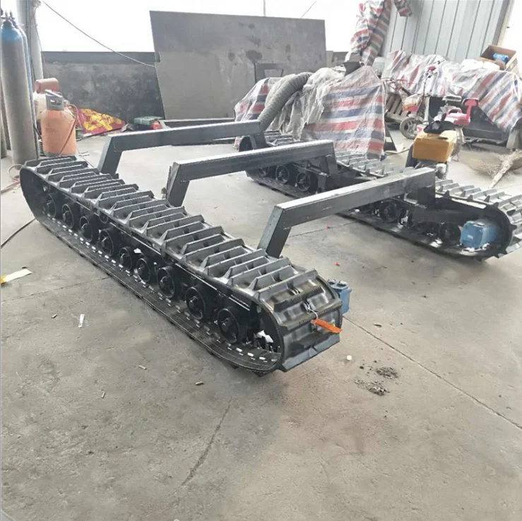 Crawler Chassis For Mountains And Hills High-quality Rubber Crawler ...