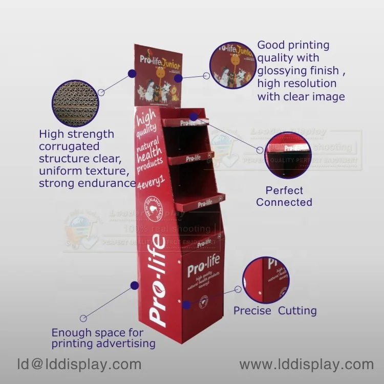 China Manufacturer Retail Store Cardboard Floor Seasoning Display Rack ...