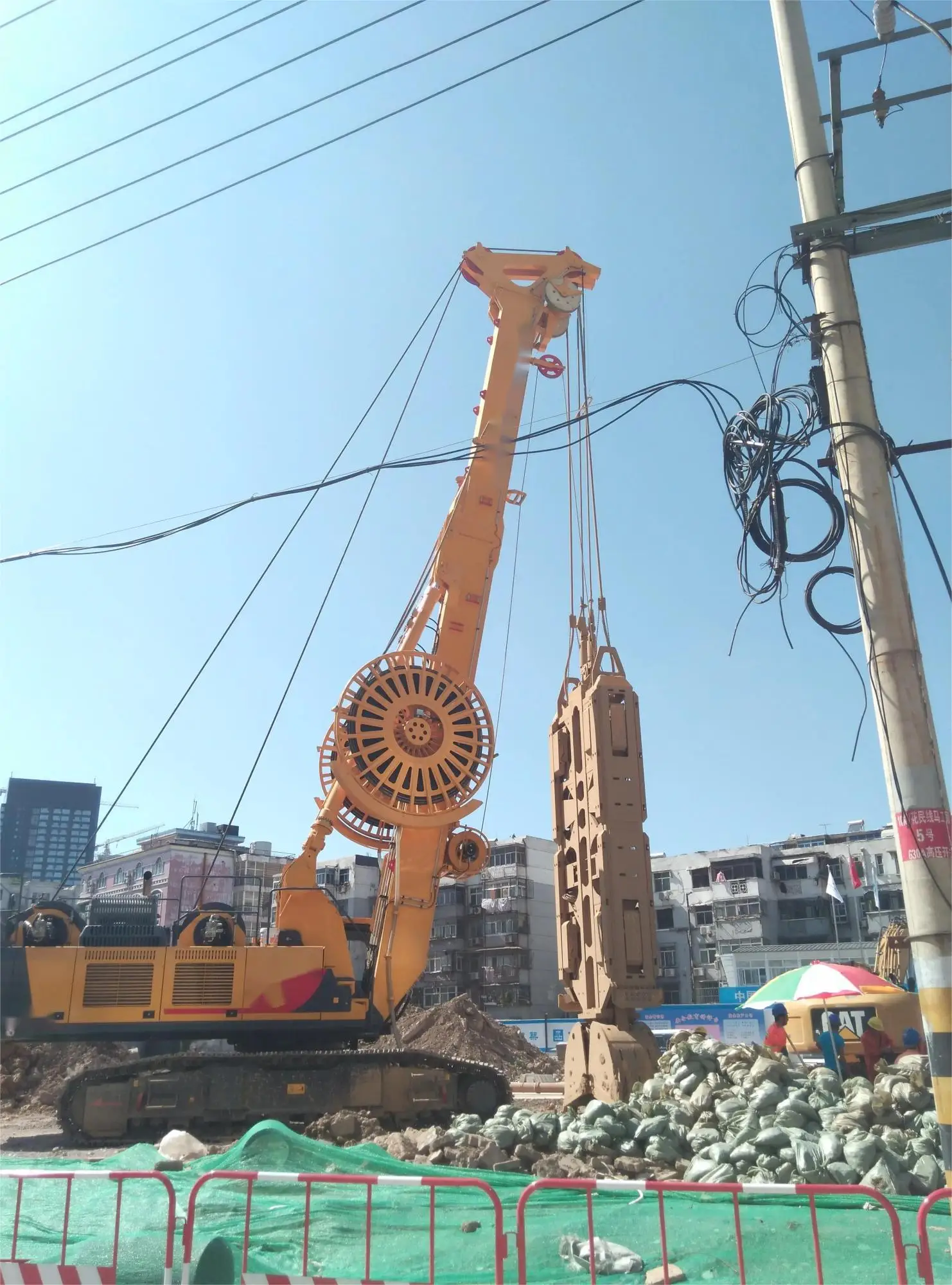 Xg700f Underground Diaphragm Wall Hydraulic Grab With H Type Telescopic ...