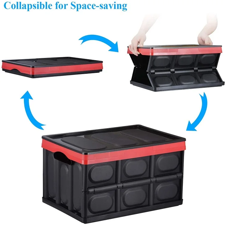 Collapsible Storage Box Saving Space Trunk Foldable Organizer Durable ...