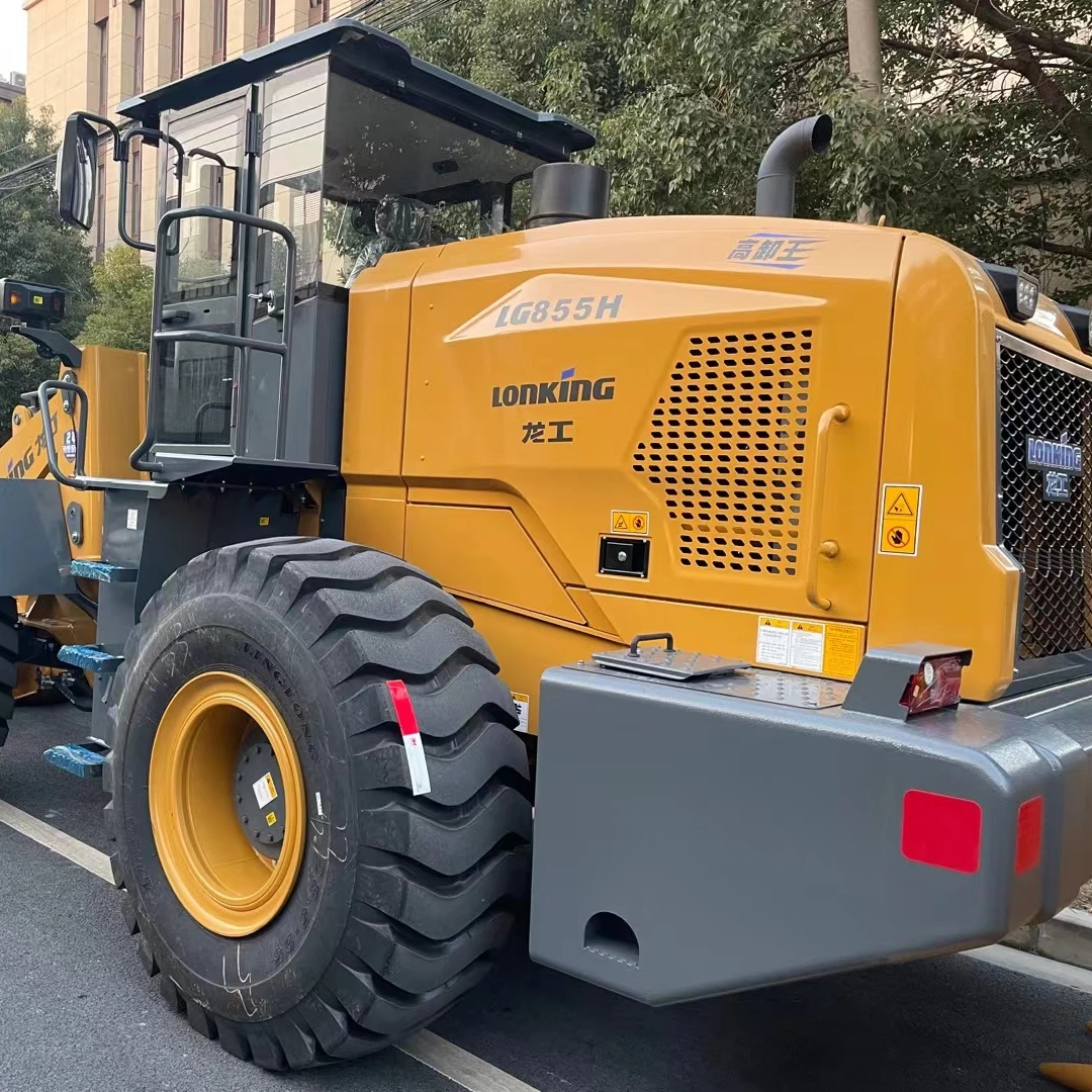 Joystick Control 5ton Mini Wheel Loader Lg855 With 4wheel Drive In ...