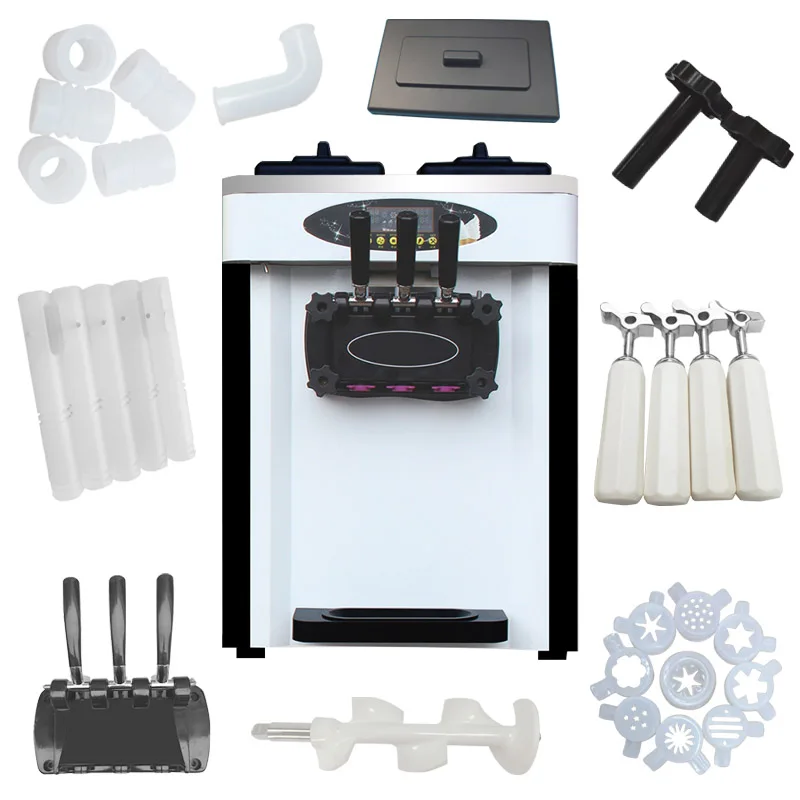 3 Flavor Ice Cream Machine - Efficient & Durable Solutions