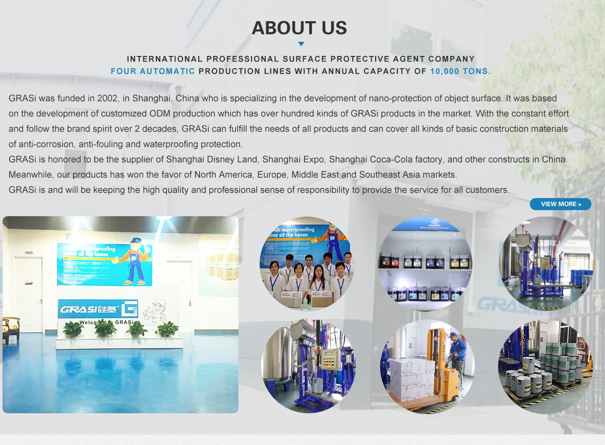 Shanghai GRASi Industry Co., Ltd. - GRASi Waterproofing Agent Series ...