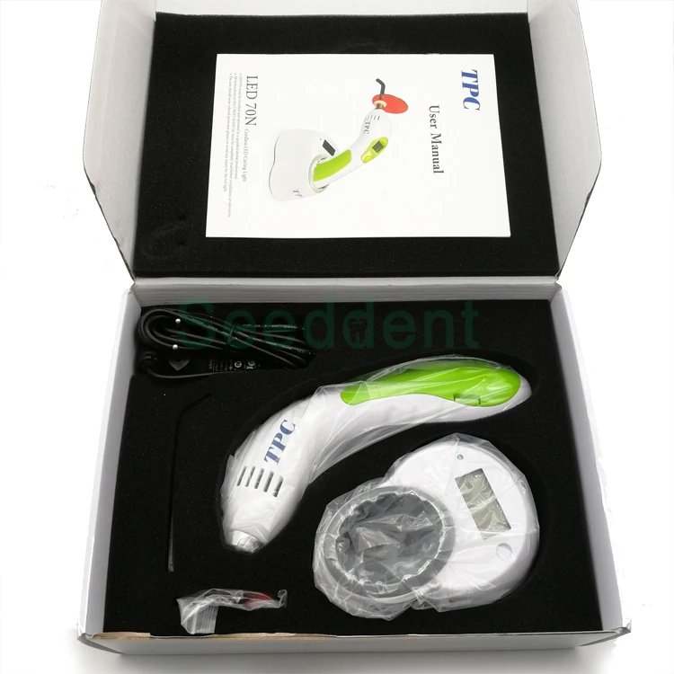 Usa Tpc 10w Led 70n Cordless Curing Light System / Dental Light Cure ...