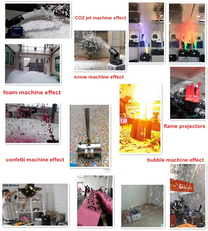 Boomwow Four Heads Electric Confetti Cannon Launcher Stage Effect ...