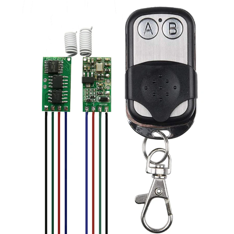 Universal Remote Control with Receiver - 12V Motor Actuator