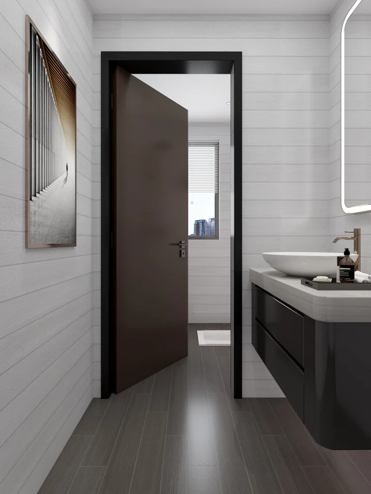 Waterproof Luxury Wall Panels Resysta Bathroom Wood Interior Wall ...