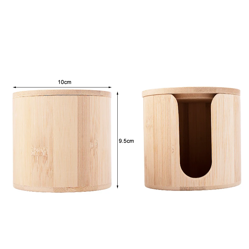 Wholesale Custom 100% Bamboo Material Cylinder Case Natural Reusable ...