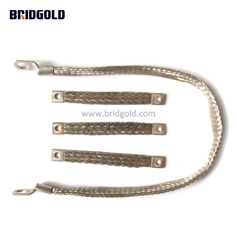 BRIDGOLD Customized Flexible Braided Copper Connector Tinned Factory ...