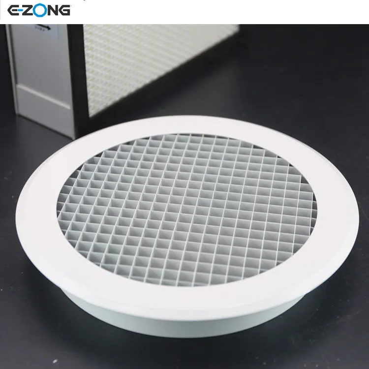 Hvac System Ventilation Grille Round Aluminum Eggcrate Grille Ceiling ...