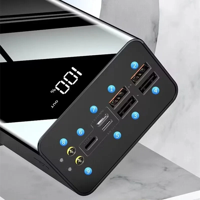 Mobile Power Bank 50000mah Portable Big Capacity 7Port Quick Charge ...