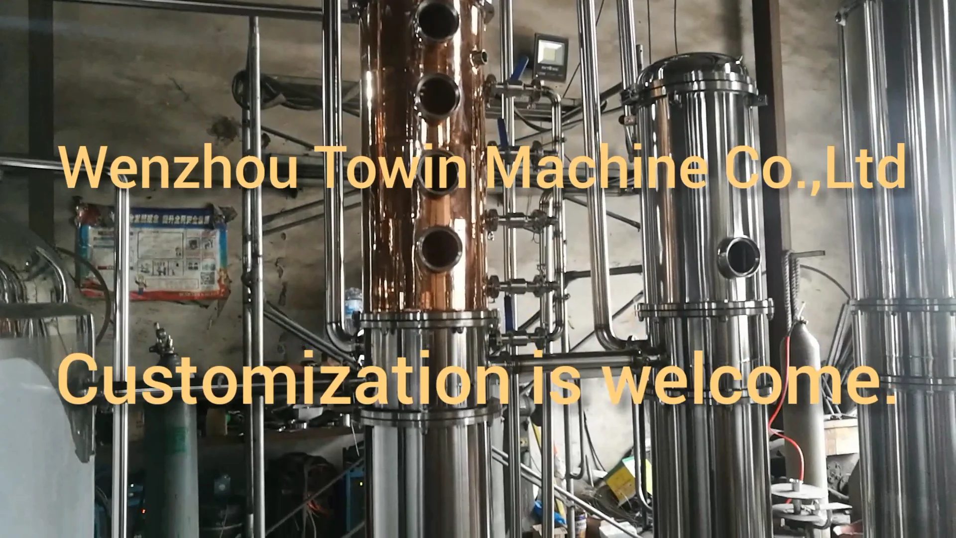 30l,50l,100lt,200lt Stainless Steel Column Distill/distillation Home ...