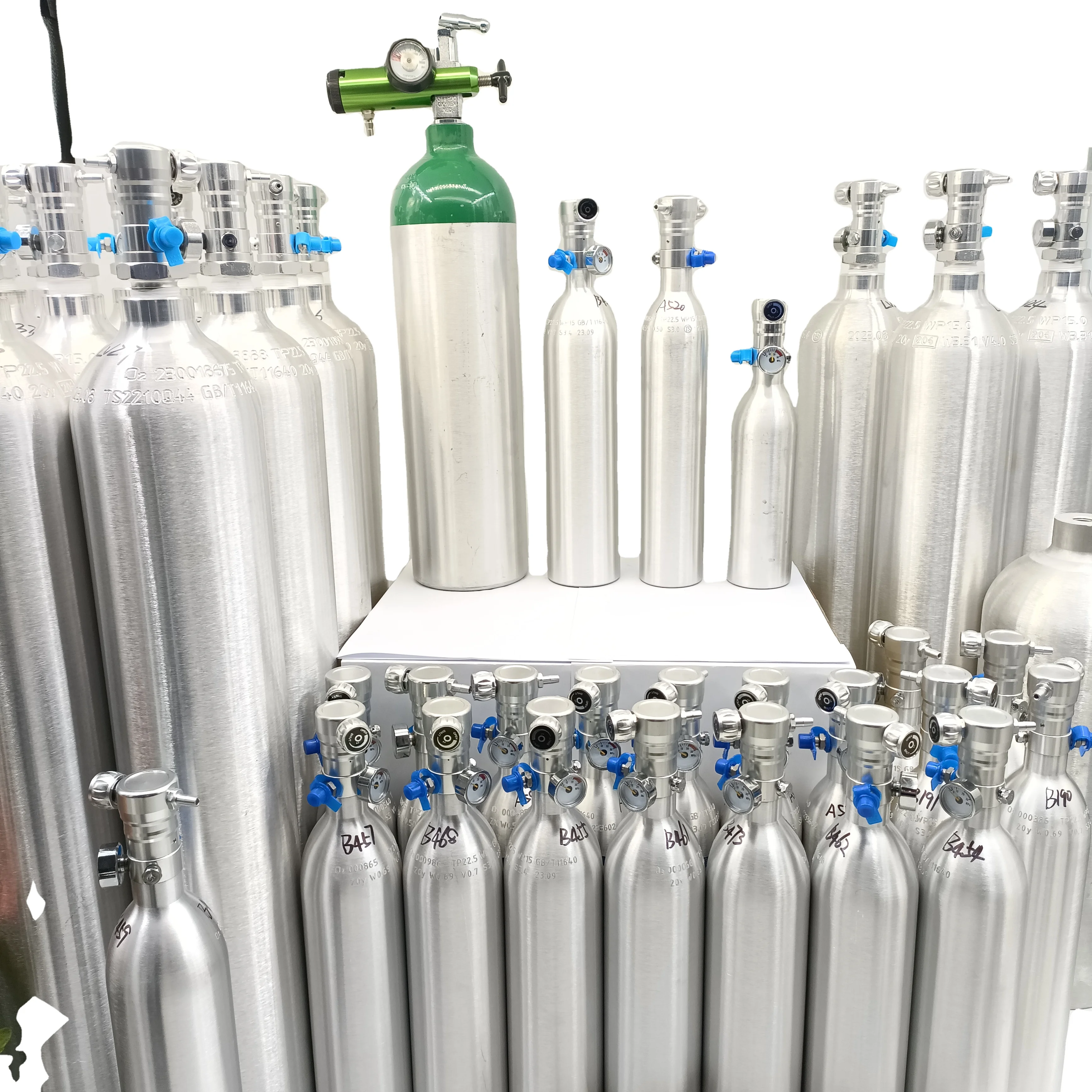 Customized 40l Medical Oxygen Cylinders With Valves From Chinese ...