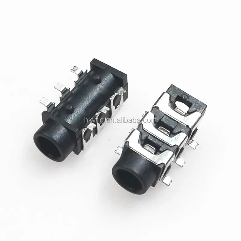 PJ-313D SMD Audio Connector - Reliable Stereo Headphone Jack