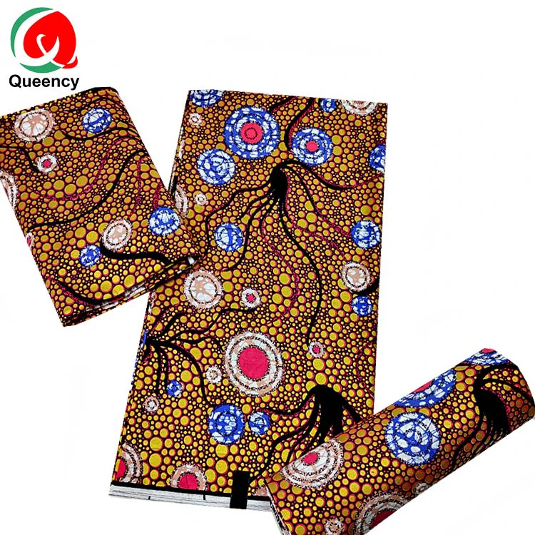 Queency Holland Quality Soft African Atamfa Wax Fabric 100%cotton ...
